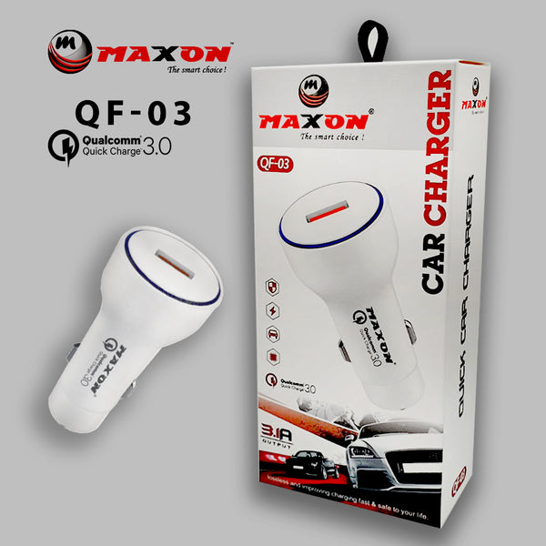 Maxon QF-03 Car Charger Fast Charging