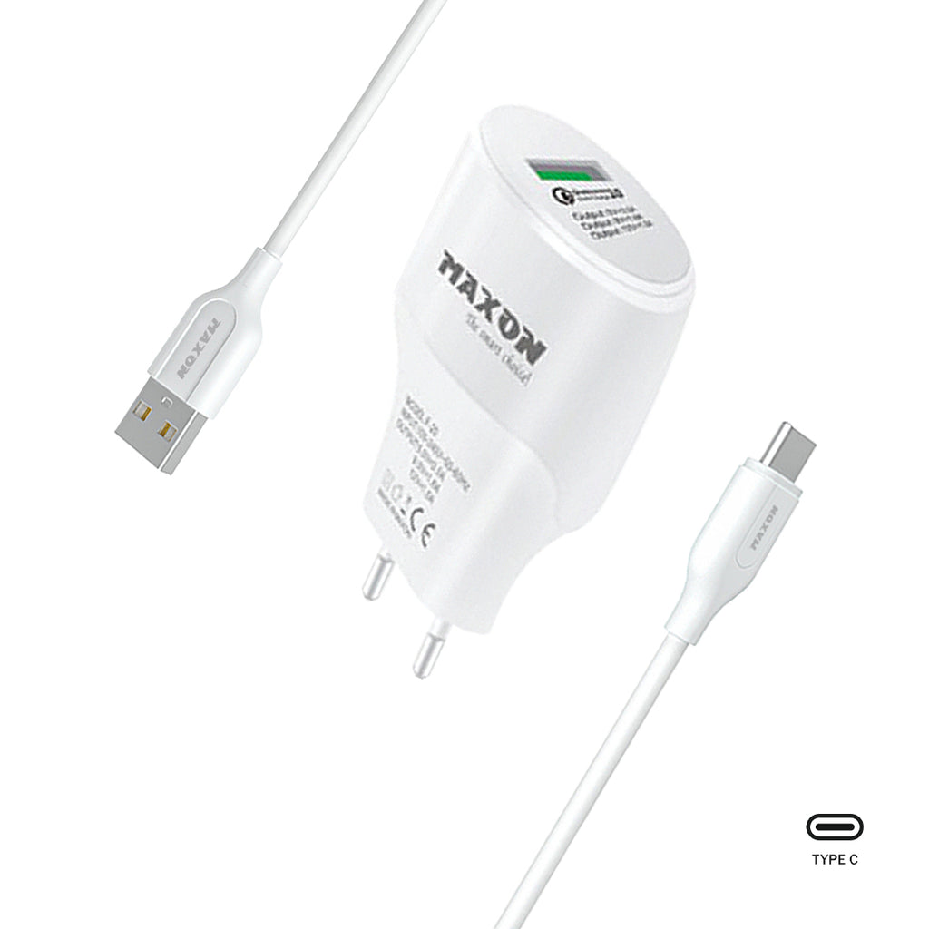 MAXON F-20 QC3.0 WALL CHARGER – Maxon Pakistan